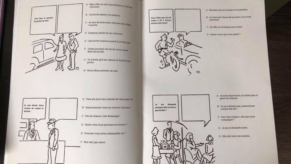 Test de frustration de Rosenzweig pour adultes.