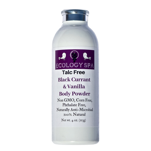 Talc-Free Black Currant & Vanilla Body Powder | ecologysoap