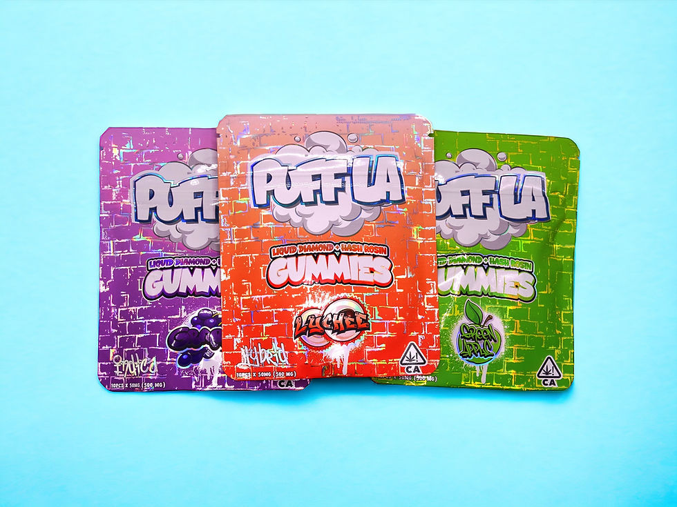 Puff LA Liquid Hash 500mg Gummies | I Got It From Bonnie