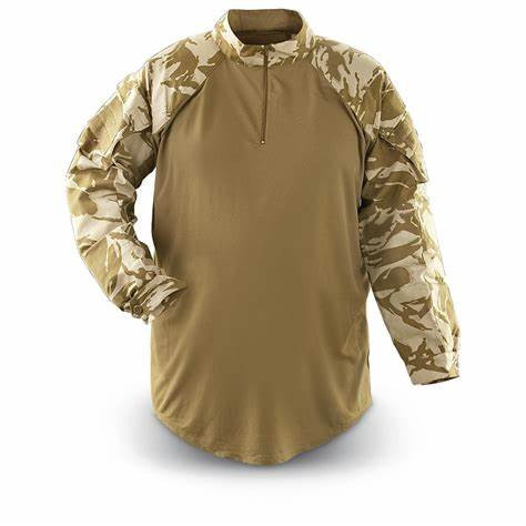 British Army Desert UBACS Combat Shirt Under Body Amour Combat Shirt ...