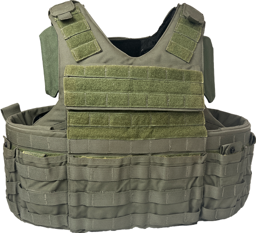 Protech FAV SWAT Body Armor Plate Carrier Vest, Ranger Green w/ IIIA ...