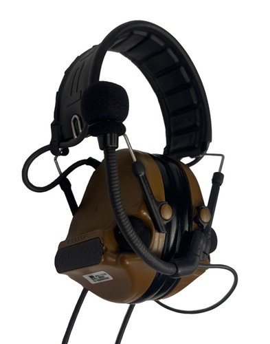 3M Peltor Comtac III Dual Lead Headset, Coyote Brown | Catalyst Surplus