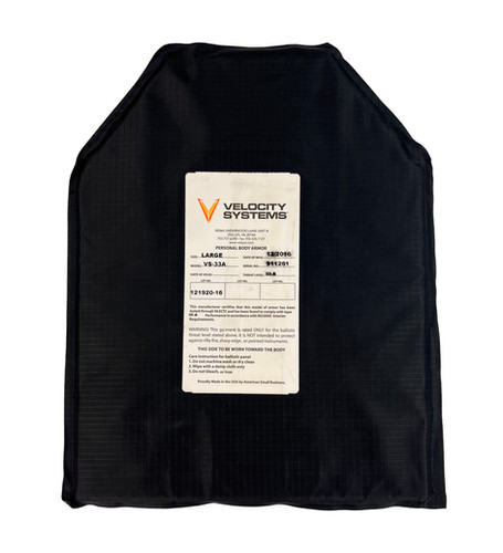 LARGE Velocity Systems VS-33A IIIA SAPI Ballistic Armor Insert ...