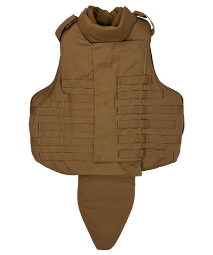 SMALL | FULL KIT | OTV/ IBA Plate Carrier Vest, Coyote w/ Soft Armor ...