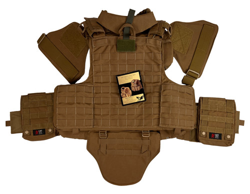 LARGE | Eagle Industries MAR-CIRAS Plate Carrier Vest, Khaki w/ IIIA ...