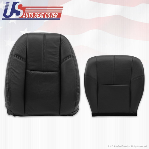 2007 to 2012 Chevy Avalanche Driver Bottom & Top Back Leather Seat ...