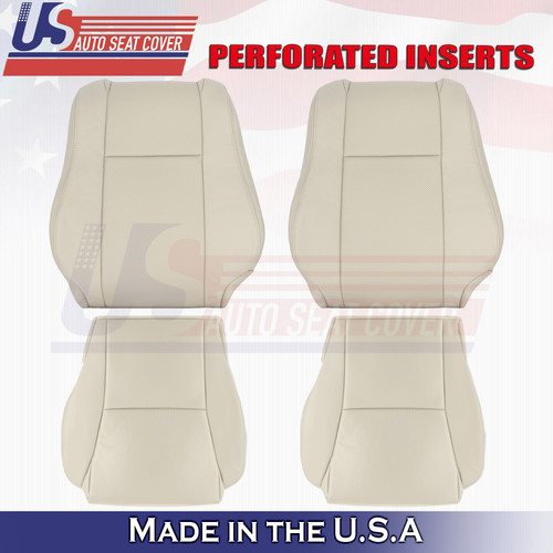 2004-2008 Toyota Camry Solara Driver/Passenger Set Leather seat covers ...