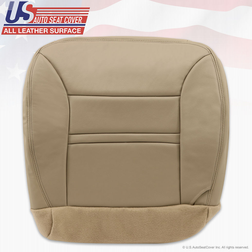 2000 Ford Excursion XLT Passenger Bottom Leather Seat Cover Replacement ...