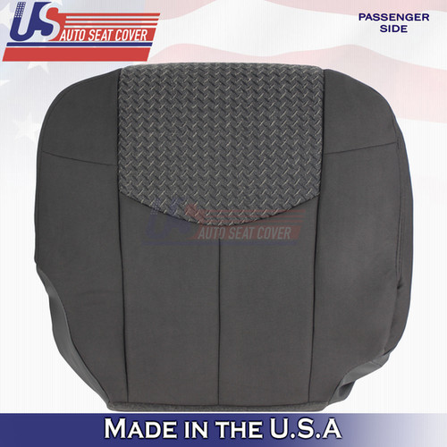 2002 Chevy Avalanche Passenger Bottom Cloth Seat Cover Dk Gray ...