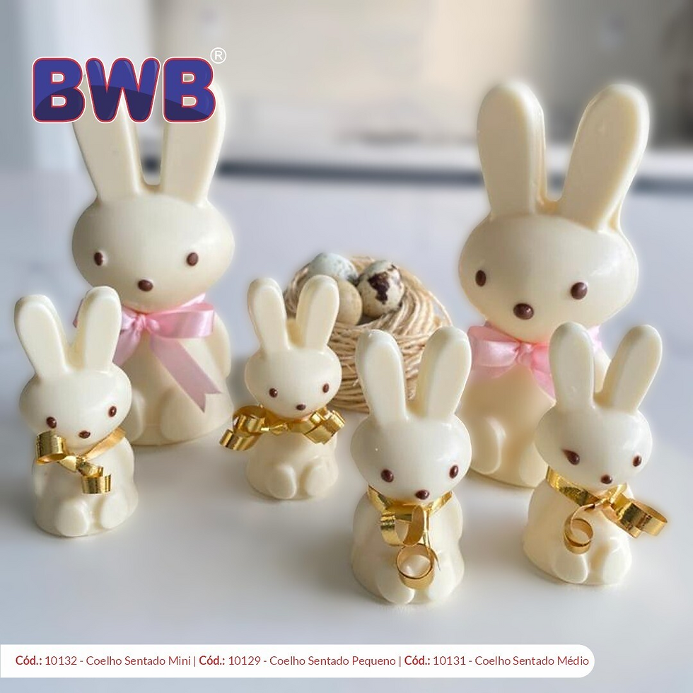Cute Rabbit - Trio Pack (3 molds) | Peach & Nectar