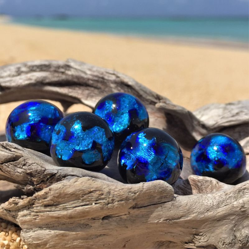What is Hotaru Glass Beads | Meaning and Effect | Lamp work Jewelry ...