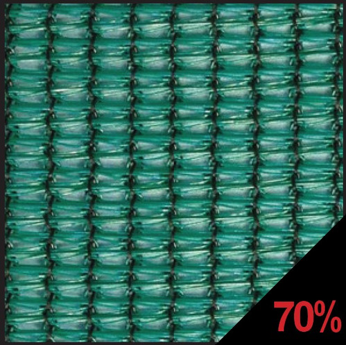 70% Mono Knit Green Shade Cloth (With Grommets) | The Cover Mart