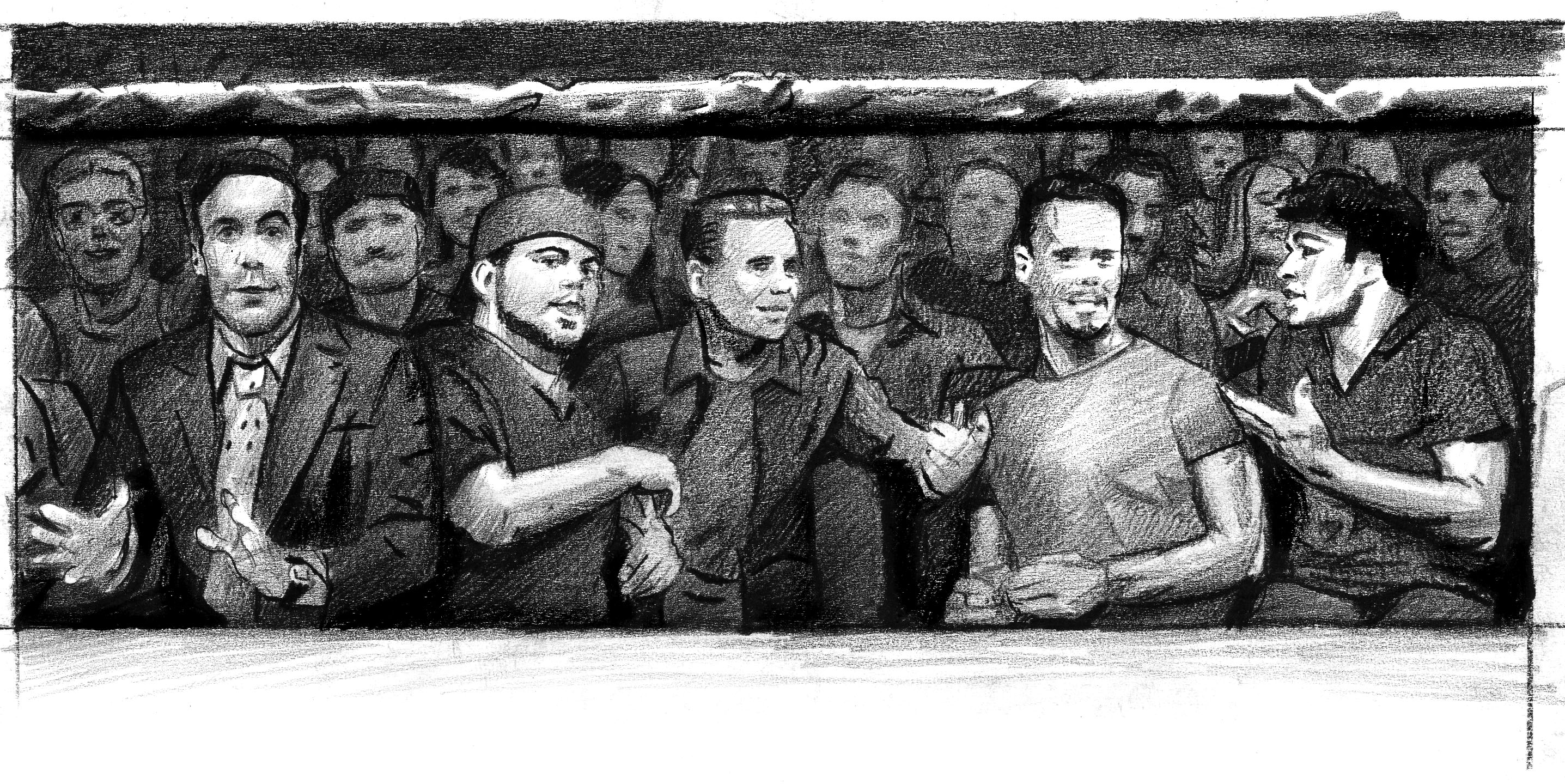 Entourage Comic Book Art | iainslack