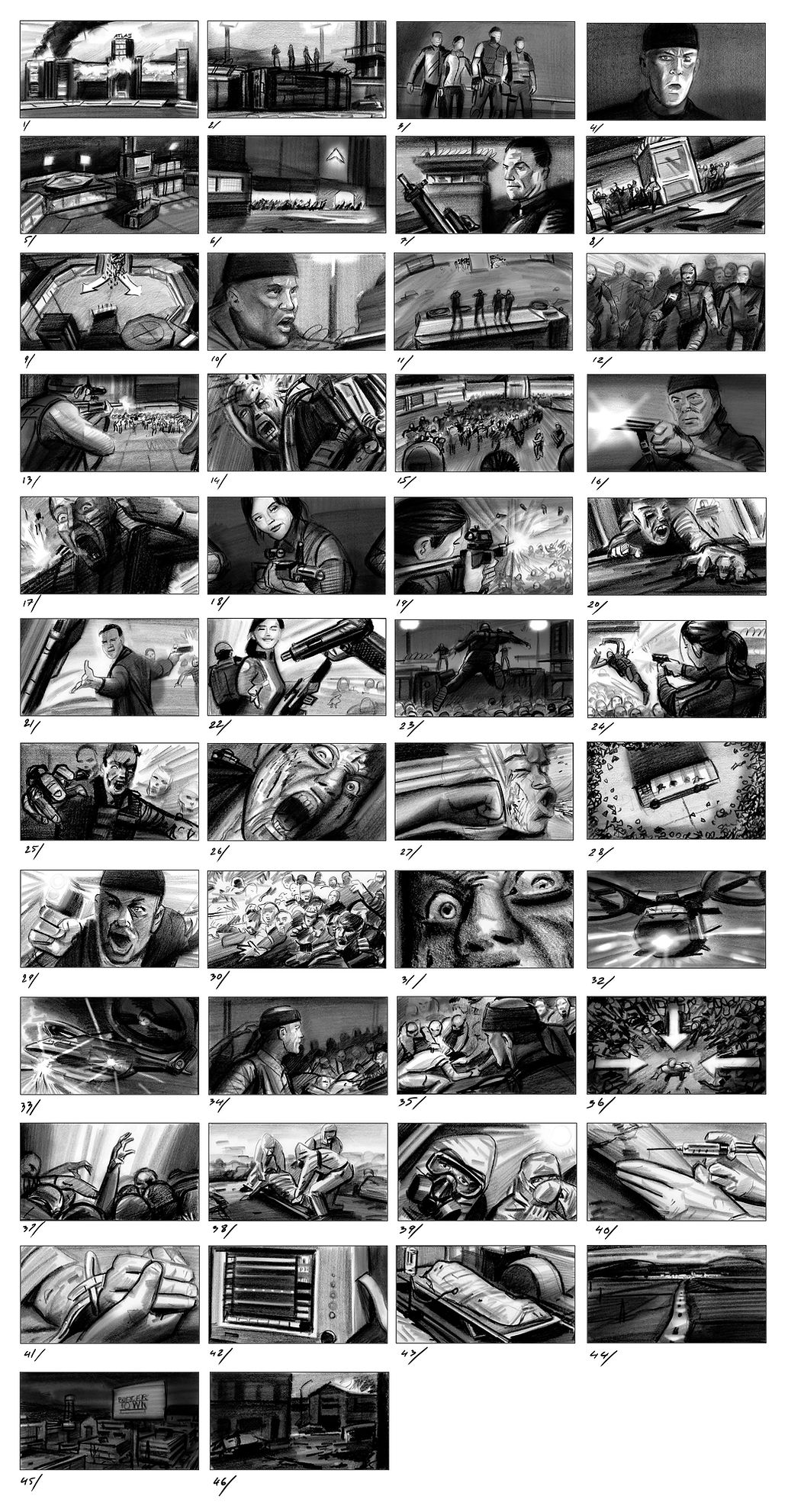 Actavision; Call of Duty Storyboards | iainslack