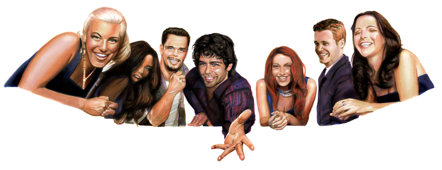 Entourage Comic Book Art | iainslack