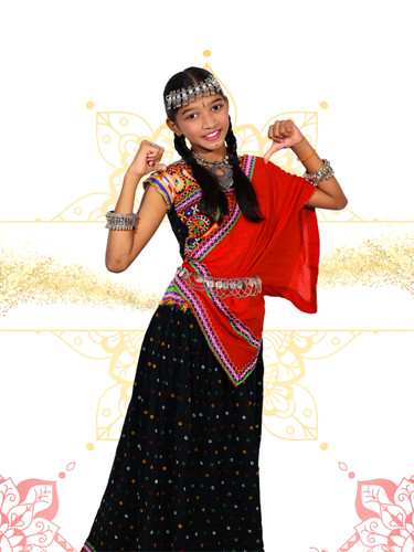 Traditional Garba Costume - Girls | The Costume Shop