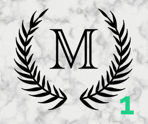 Monogrammed Decals | KatieMacCreative