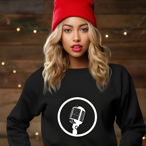 Old School Microphone Decal | KatieMacCreative
