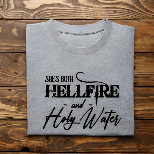 Hellfire and Holy Water Decal | KatieMacCreative