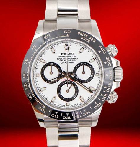 Rolex Daytona 116500 Stainless Steel Ceramic Bezel White Dial “Panda ...