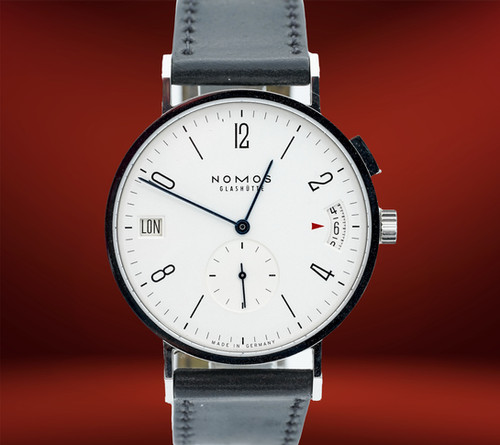 NOMOS Tangomat GMT Glashutte 635 40mm BOXES/PAPERS! | Derby Watch Supply