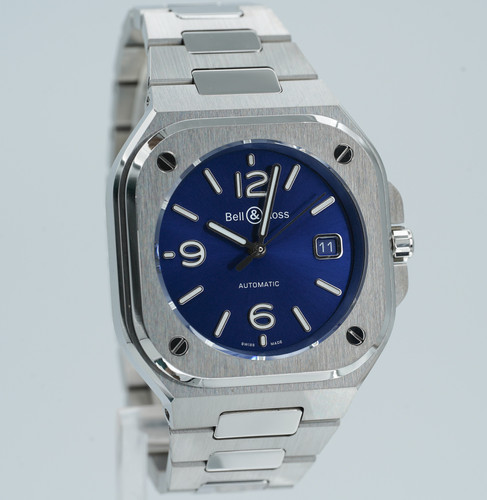 Bell & Ross 40mm Blue Dial Stainless Steel BR05A-BLU-ST/SST | Derby ...