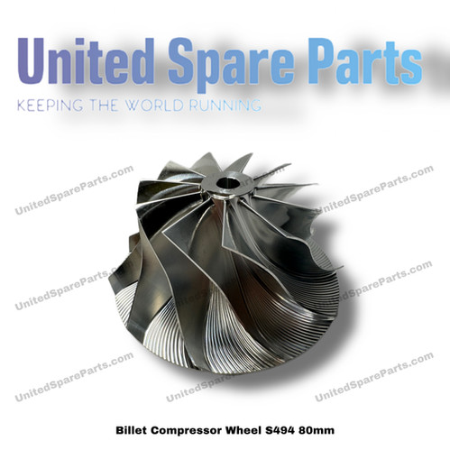Billet 11 Blade Compressor Wheel 80mm for Borg-Warner S400 S480 ...