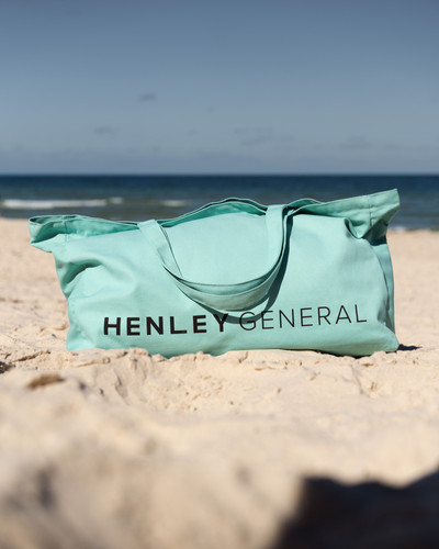 Zen II Oversize Tote Bag Turquoise | Henley General