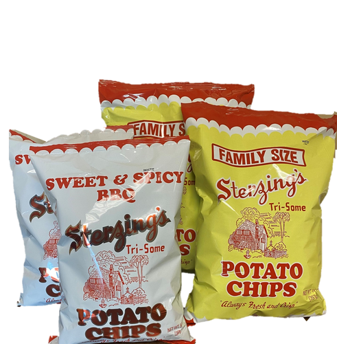 Combo Chip Pack (2-14 oz. Chips & 2-9 oz. Sweet & Spicy BBQ Chips ...
