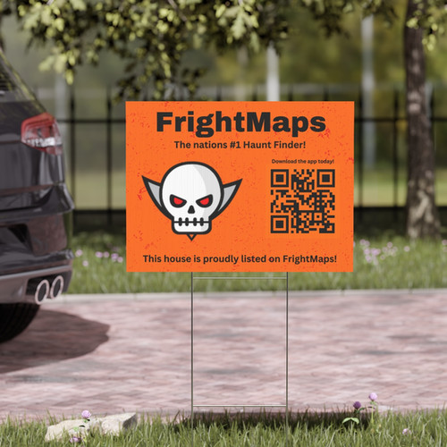 FrightMaps Yard Sign v1 | FrightMaps