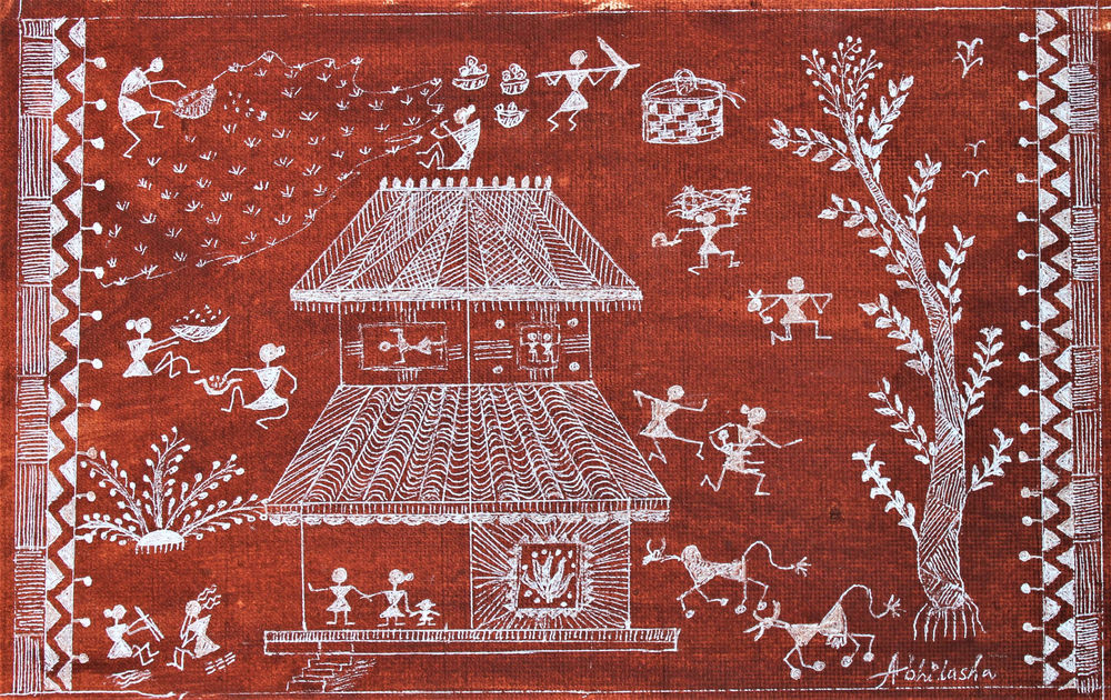 The Making Of A Warli Painting – Part 1