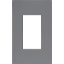 Control4® Contemporary 1-Gang Wallplate - Gray | Denver Audio Video