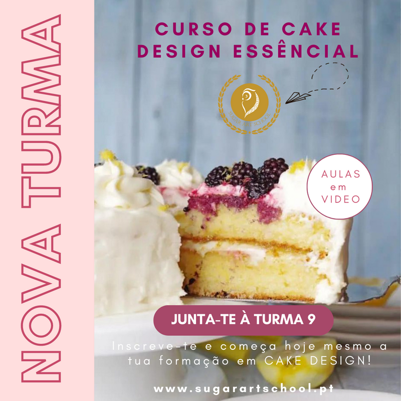 Curso de Cake Design Essêncial - COMPLETO | Sugar Art School