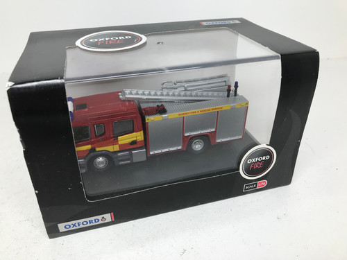 OXFORD 1:76 SCALE OO GAUGE 76SFE007 SCANIA SURREY PUMP LADDER FIRE ...