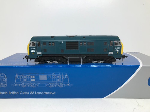 DAPOL OO GAUGE 4D-012-008 CLASS 22 BR BLUE FYE D6332 DIESEL LOCOMOTIVE ...