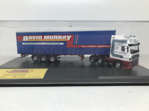 OXFORD 1:76 SCALE OO GAUGE DAF06CS DAF XF + DAVID MURRAY CURTAINSIDE ...