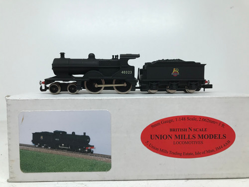 UNION MILLS N GAUGE Ex MR BR EARLY CREST 2P 4-4-0 & TENDER LOCOMOT | T ...