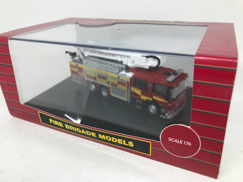 OXFORD 1:76 SCALE OO GAUGE 76SAL005 SCANIA AERIAL UNIT NORTHAMPTON FIRE ...