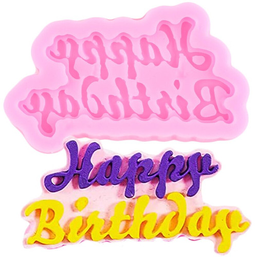 Molde silicon Happy Birthday | REALCAKE.EC