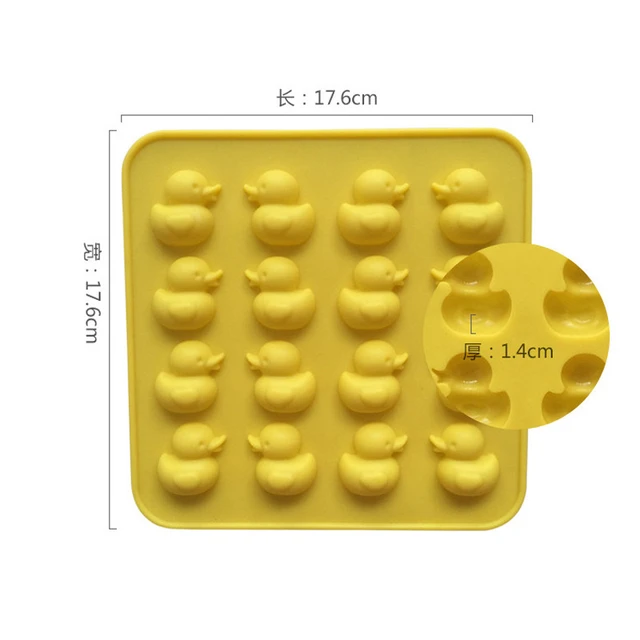 Molde silicón patitos x15 | INSUMOSDJ.EC