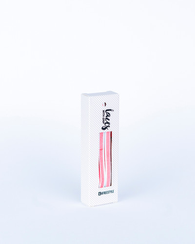 Laces with Grip - White with red dots - Medium grip | Off-Pitch