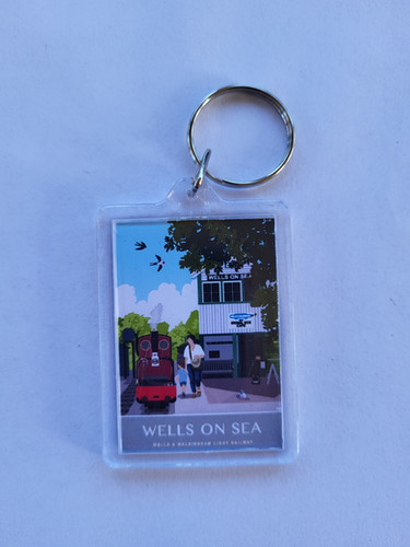 WWLR Keyring - Signal Box | Wells & Walshingham