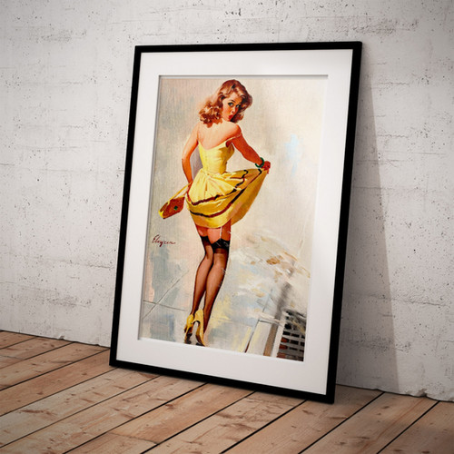 Pinup Girl Poster - Splash | My Site