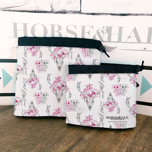 Stirrup Covers - Floral Skull | Horse and a Half