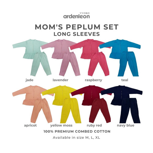 Mom Peplum Set Long | Ardenleon