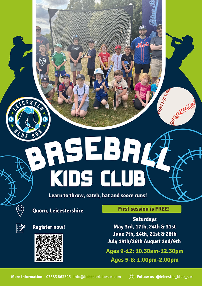 Blue Sox Kids Baseball Club Returns to Quorn!