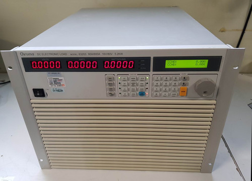 Chroma 63203 80V 600A 5.2KW DC Electronic Load | rescience