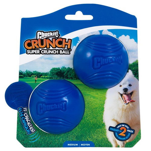 Chuckit! Crunch Ball 2pk Medium | Happy Canine
