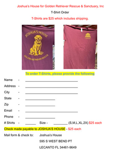 Joshua's House T-Shirt | Jhgrr