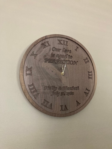 Custom Wood Clock | Blessed Roots